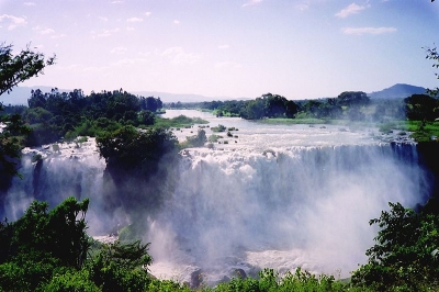 Beautiful Waterfalls Along the Nile River