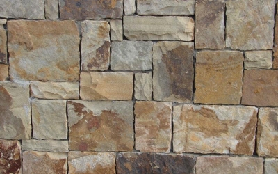 Ashlar Stone Masonry Coursing Massive Ashlar Masonry Wall Stock Photo