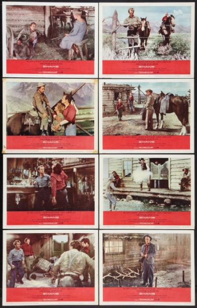 Ten Valuable Shane (1953) Movie Posters & Collectibles
